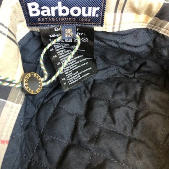 Barbour | Accessories | Nwt Barbour Est 894 Black 10 Cotton Moleskin ...